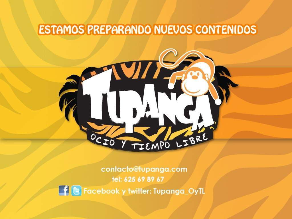 Tupanga Ocio y Tiempo libre. Descubre tu pasión! » Estamos preparando ...
