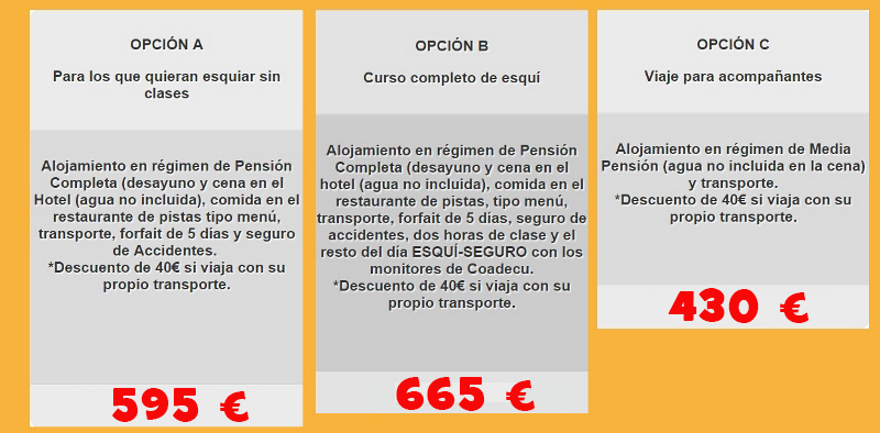 Tupanga Ocio y Tiempo libre. Descubre tu pasión! » Viaje de esquí ...