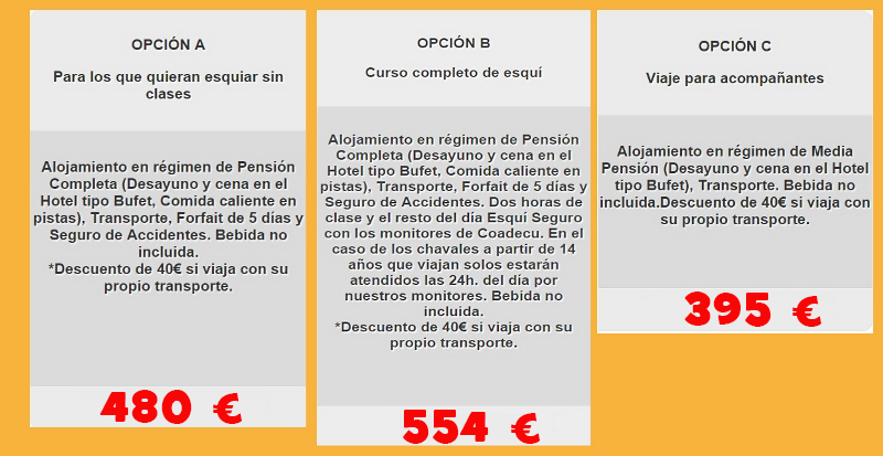 Tupanga Ocio y Tiempo libre. Descubre tu pasión! » Viaje de esquí ...